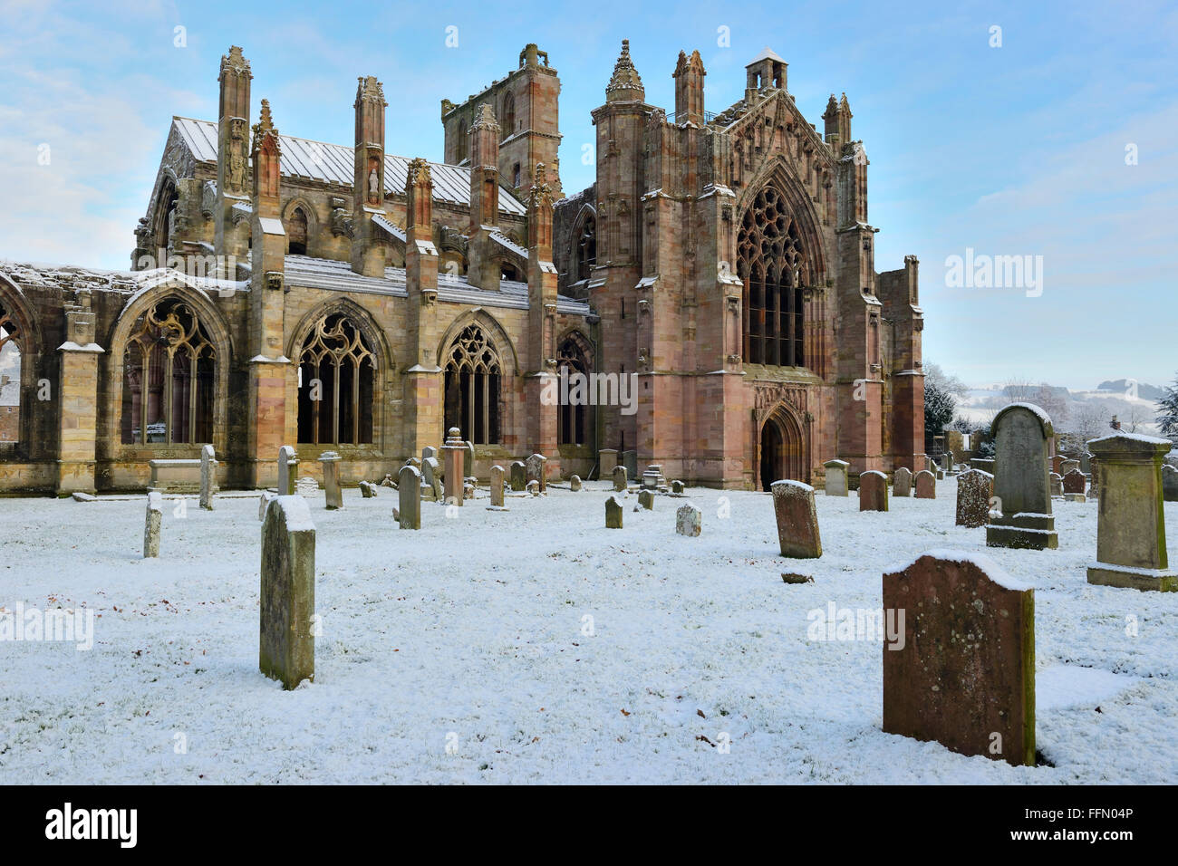Melrose scotland winter hi-res stock photography and images - Alamy