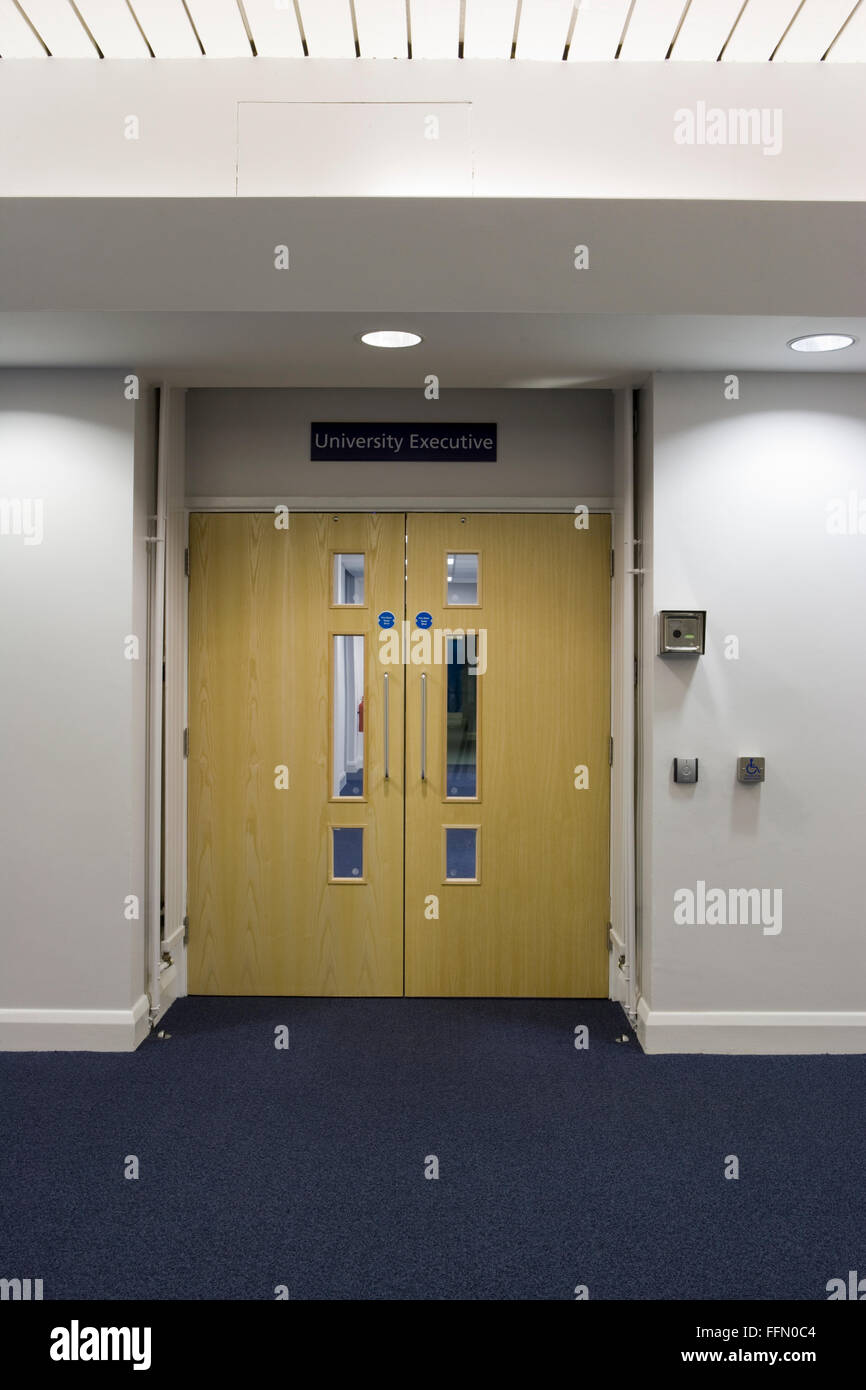Modern office doors Stock Photo - Alamy