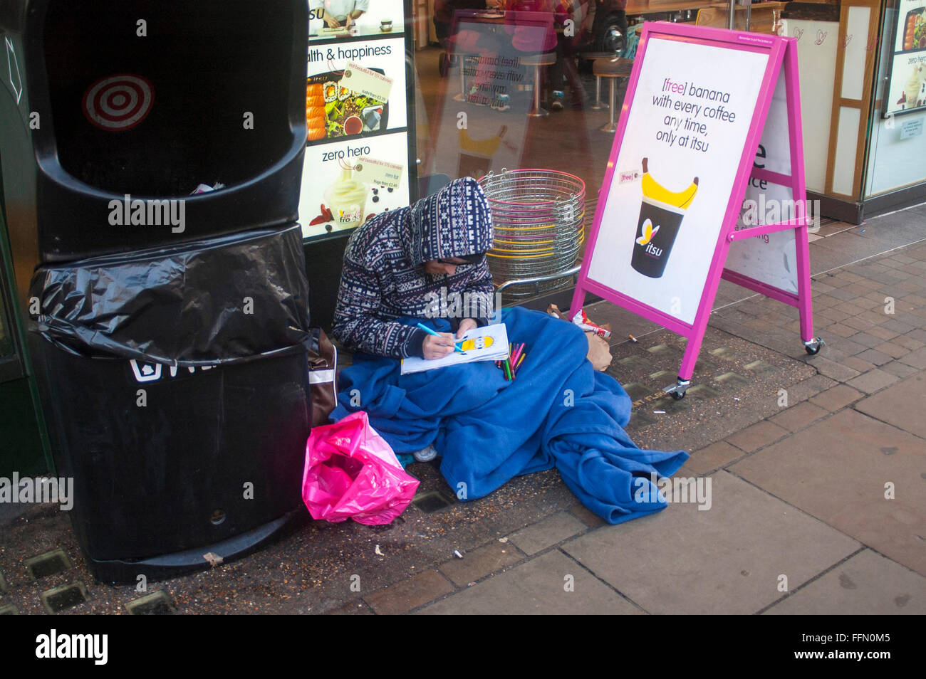 Homelessness cartoon hi-res stock photography and images - Alamy