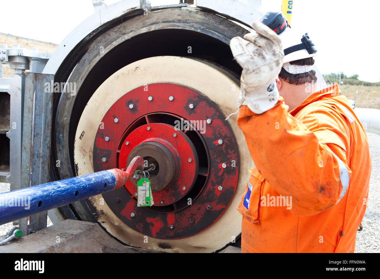 Pipeline inspection, Pigging Stock Photo - Alamy
