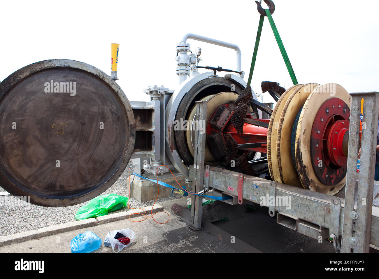 Pipeline inspection, Pigging Stock Photo - Alamy