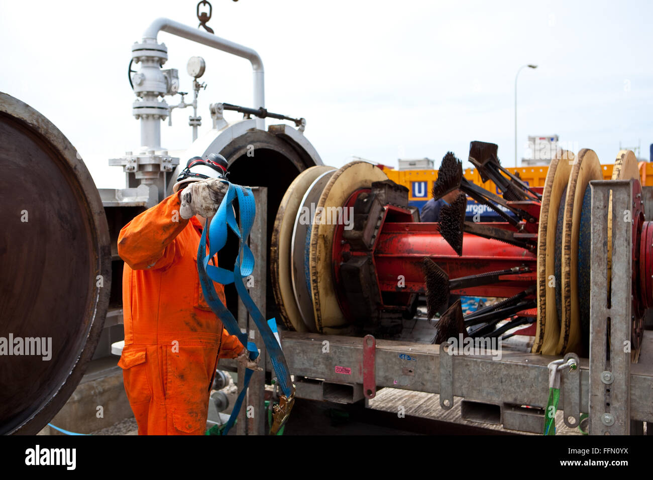 Pipeline inspection, Pigging Stock Photo - Alamy
