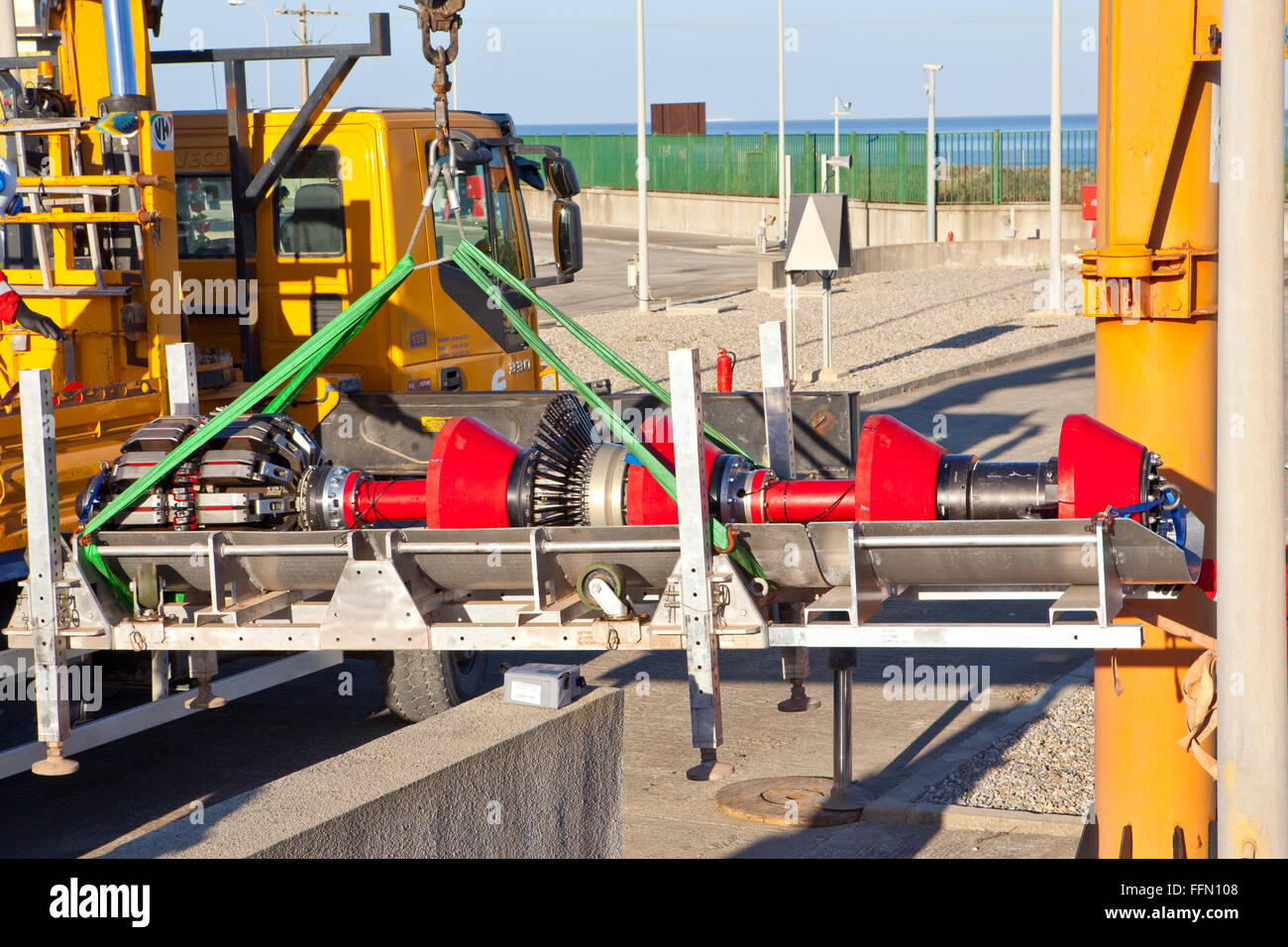 Gas ,oil and water pipeline inspection Stock Photo - Alamy