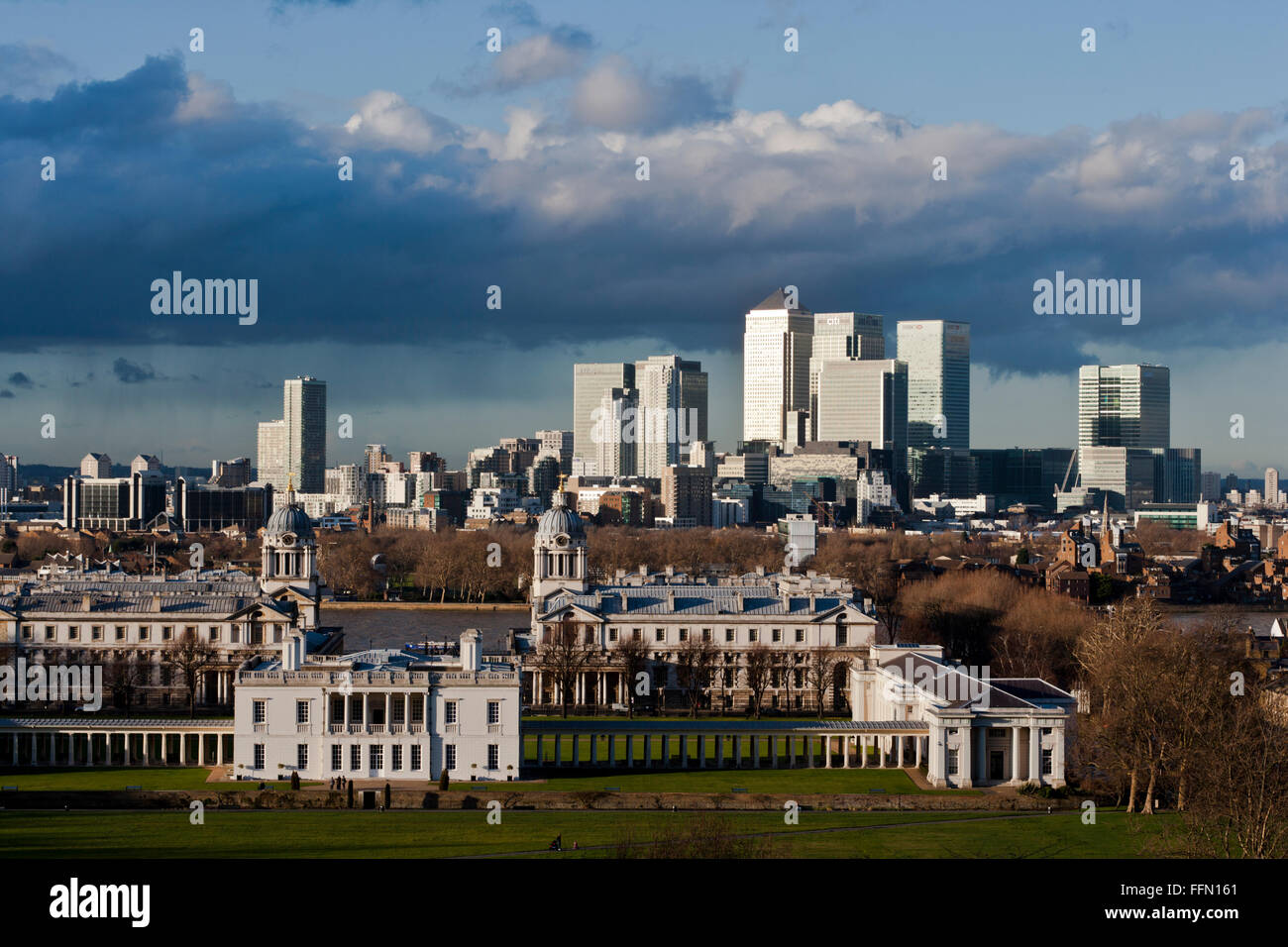 Canary Wharf Financial Centre London England Stock Photo - Alamy