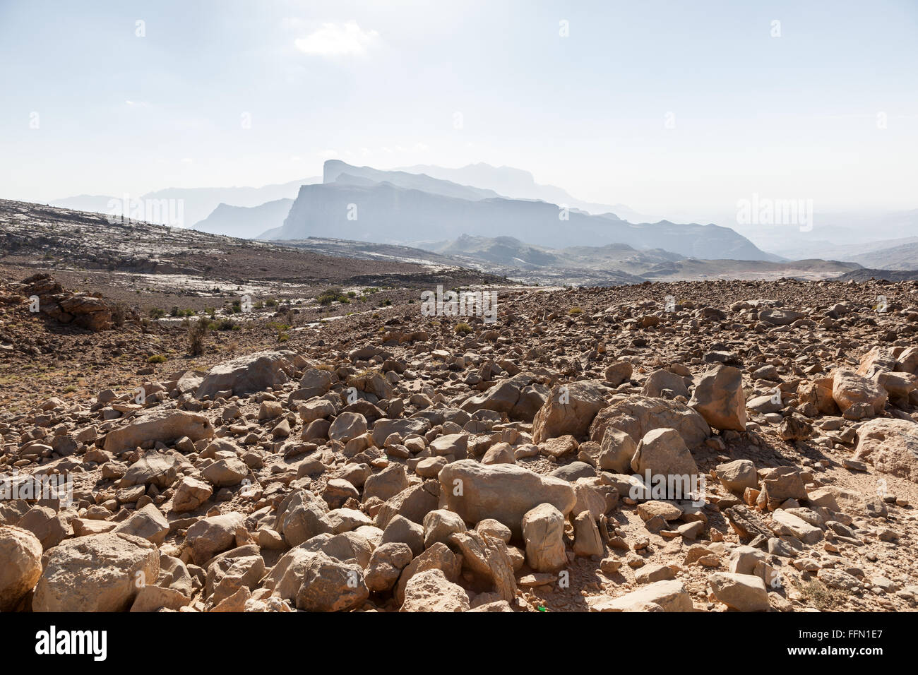 Mountains in Oman, Middle East Stock Photo - Alamy