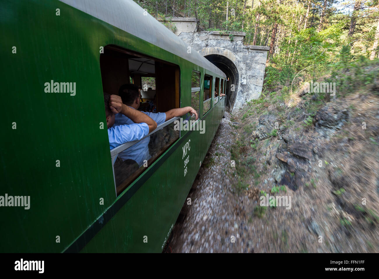 Sargan Eight narrow-gauge heritage railway in Serbia, runs from Mokra ...
