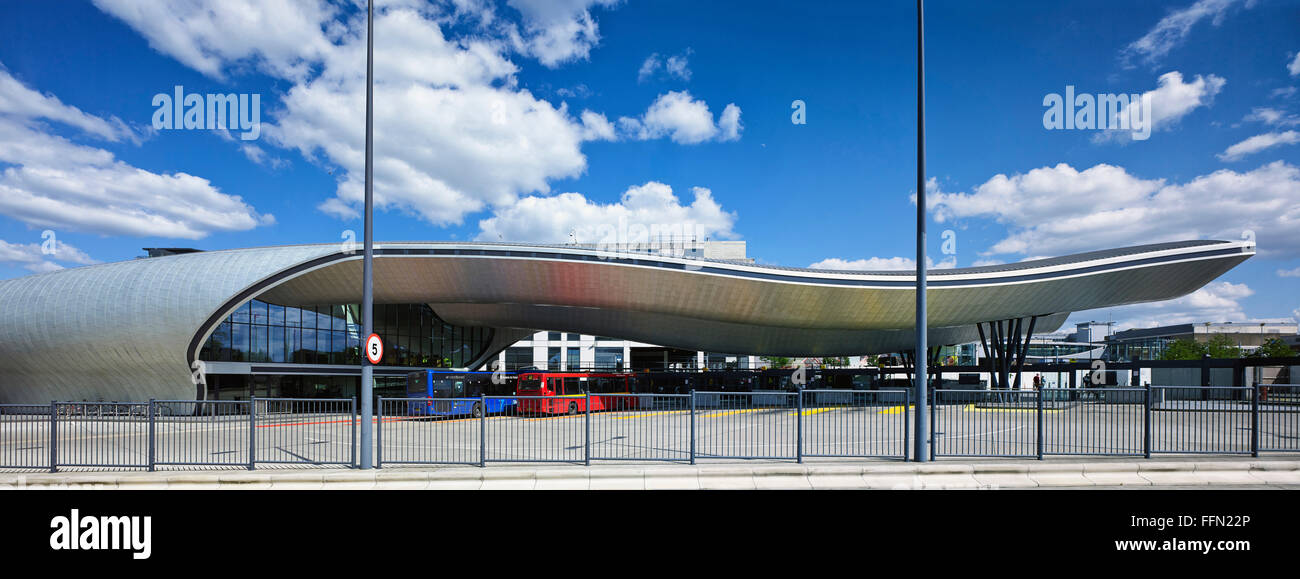 Slough Bus Station in Slough centre an elegant new building designed by ...