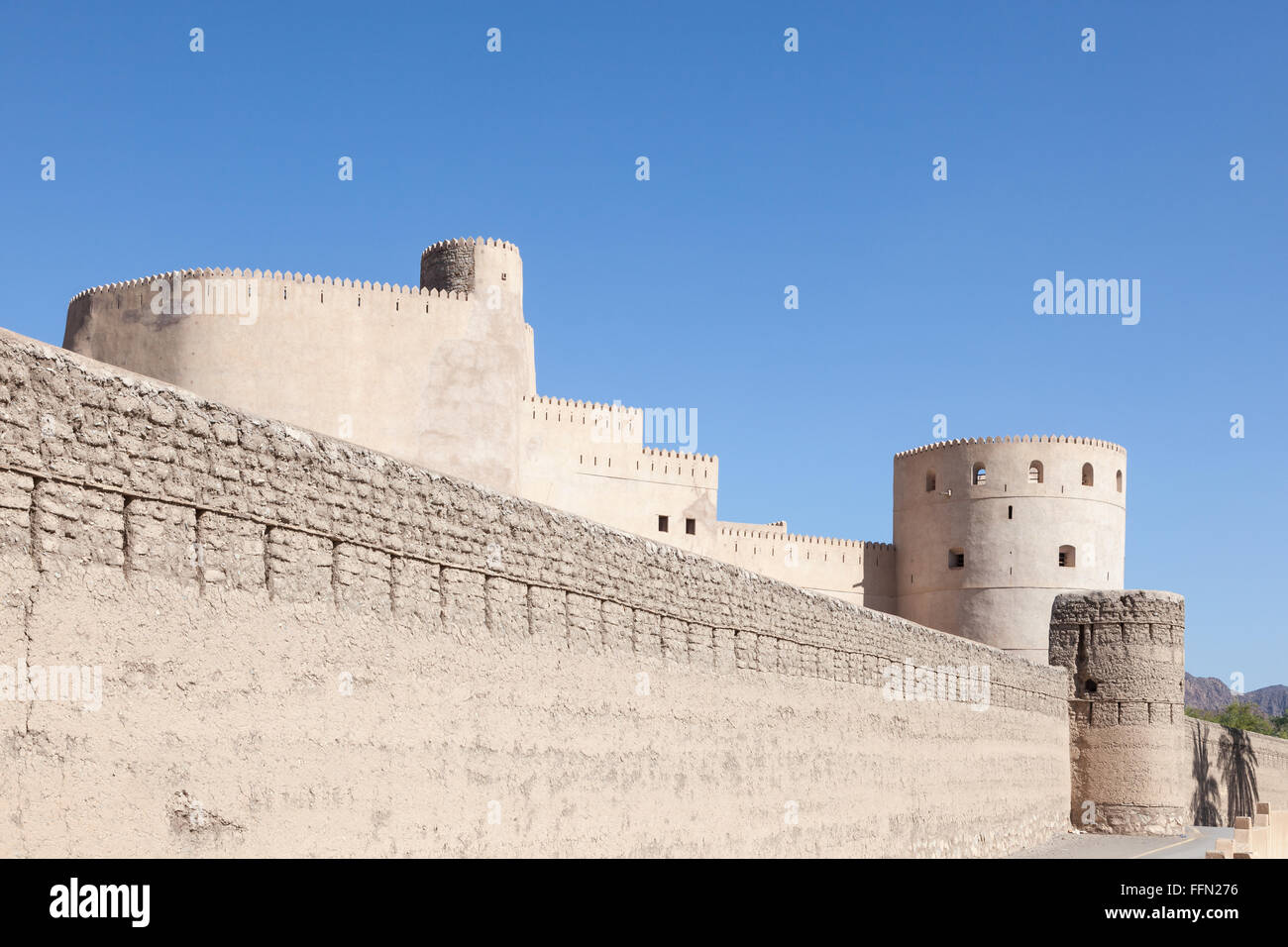 Rustaq fort in Oman Stock Photo - Alamy