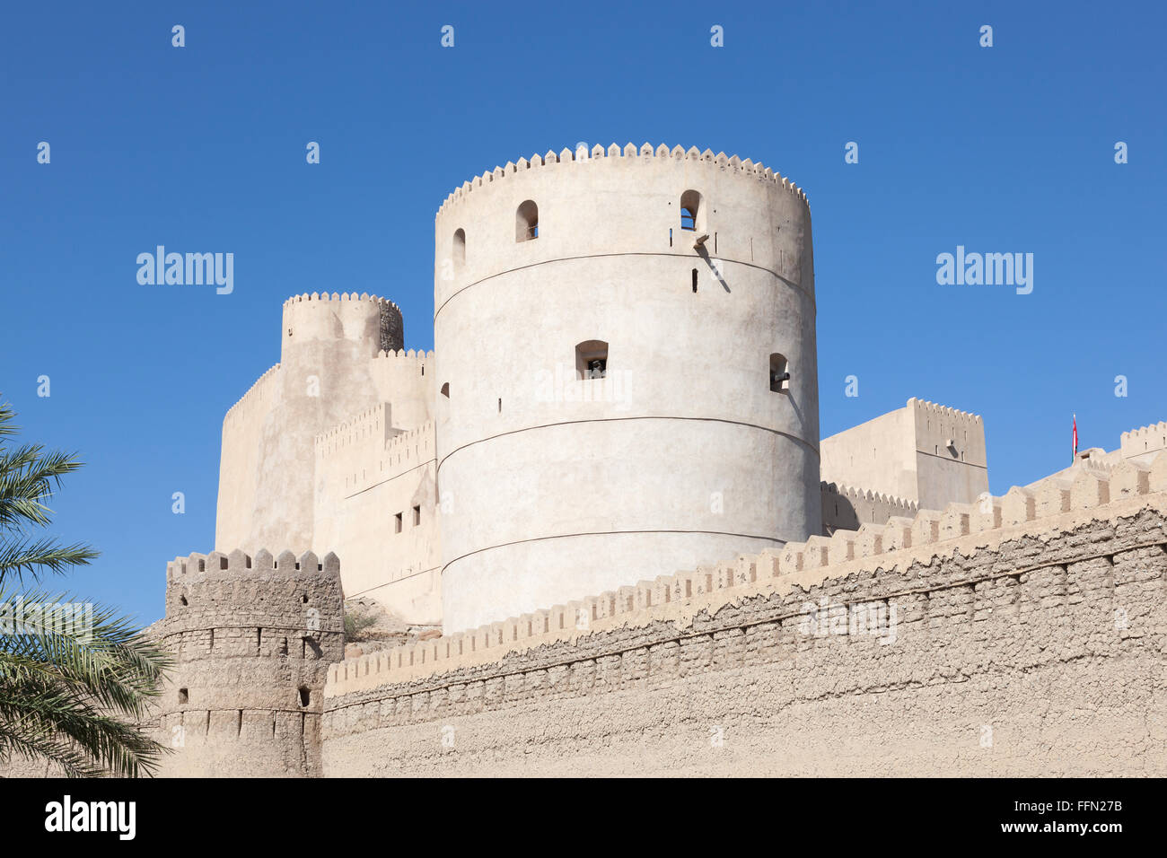 Rustaq fort in Oman Stock Photo - Alamy