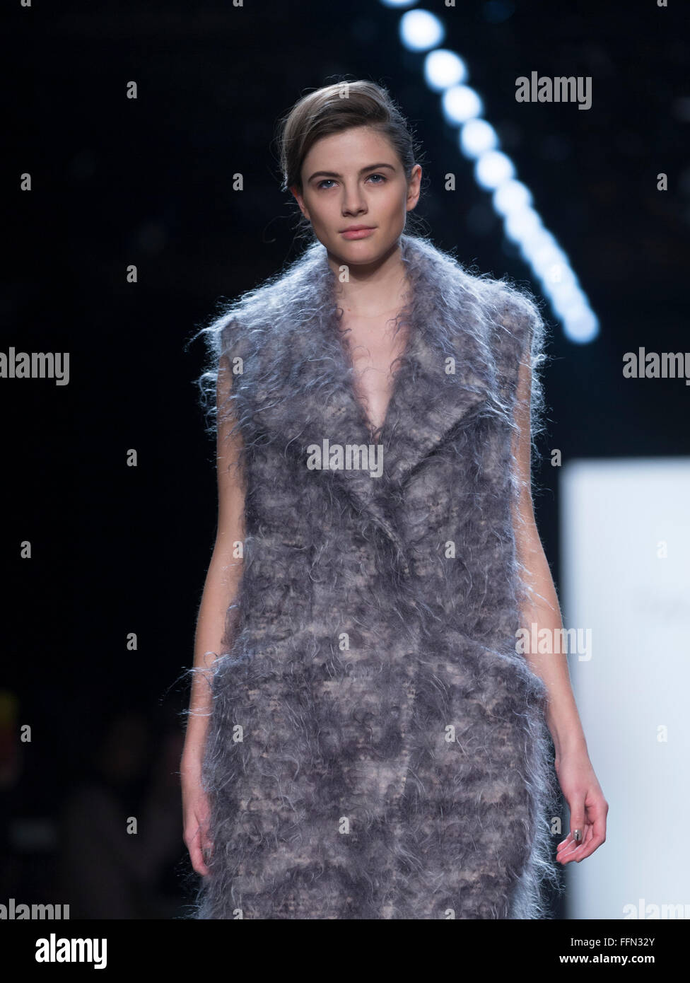 New York, NY USA - February 13, 2016: Model walks runway for TaoRay ...