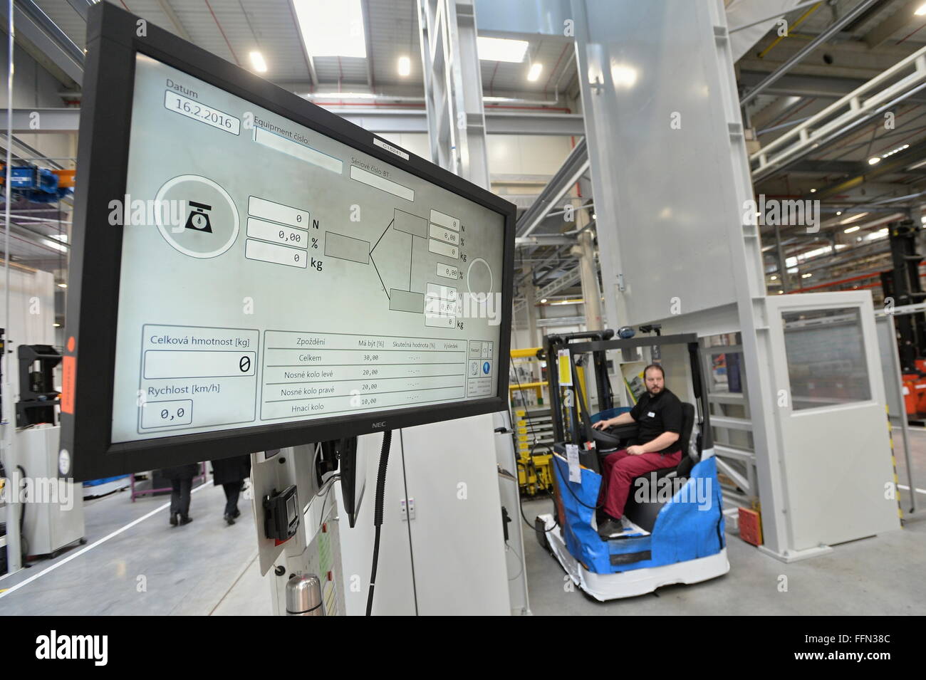 Ceremonial opening of new production hall of German group KION in ...