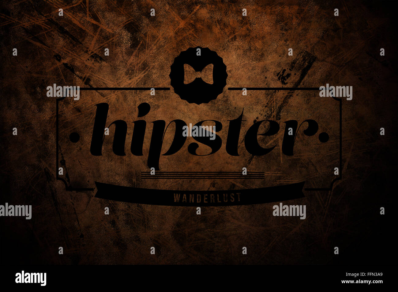 Retro outline emblem hi-res stock photography and images - Alamy