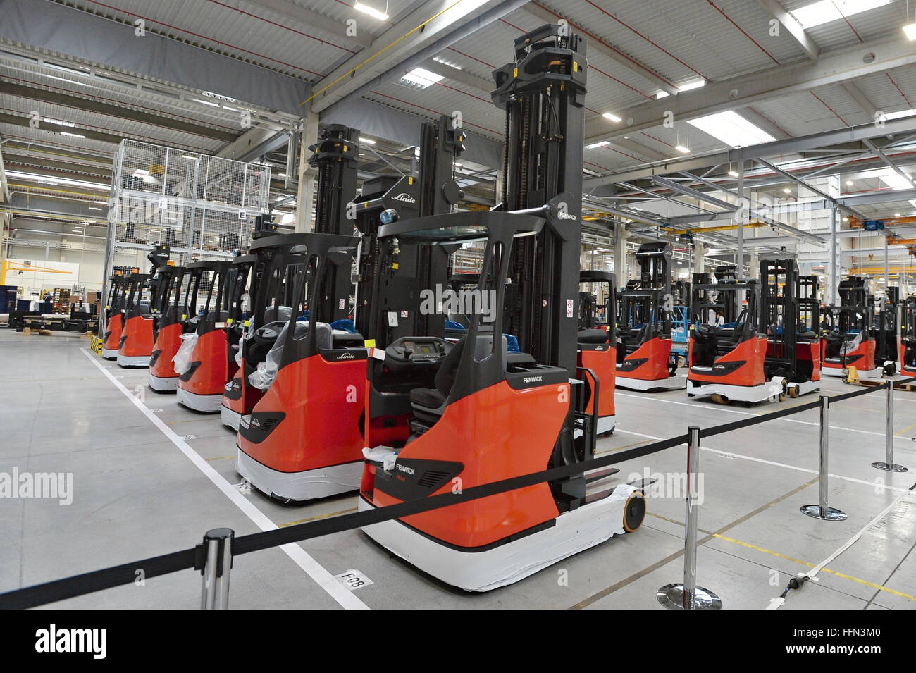 Ceremonial opening of new production hall of German group KION in ...