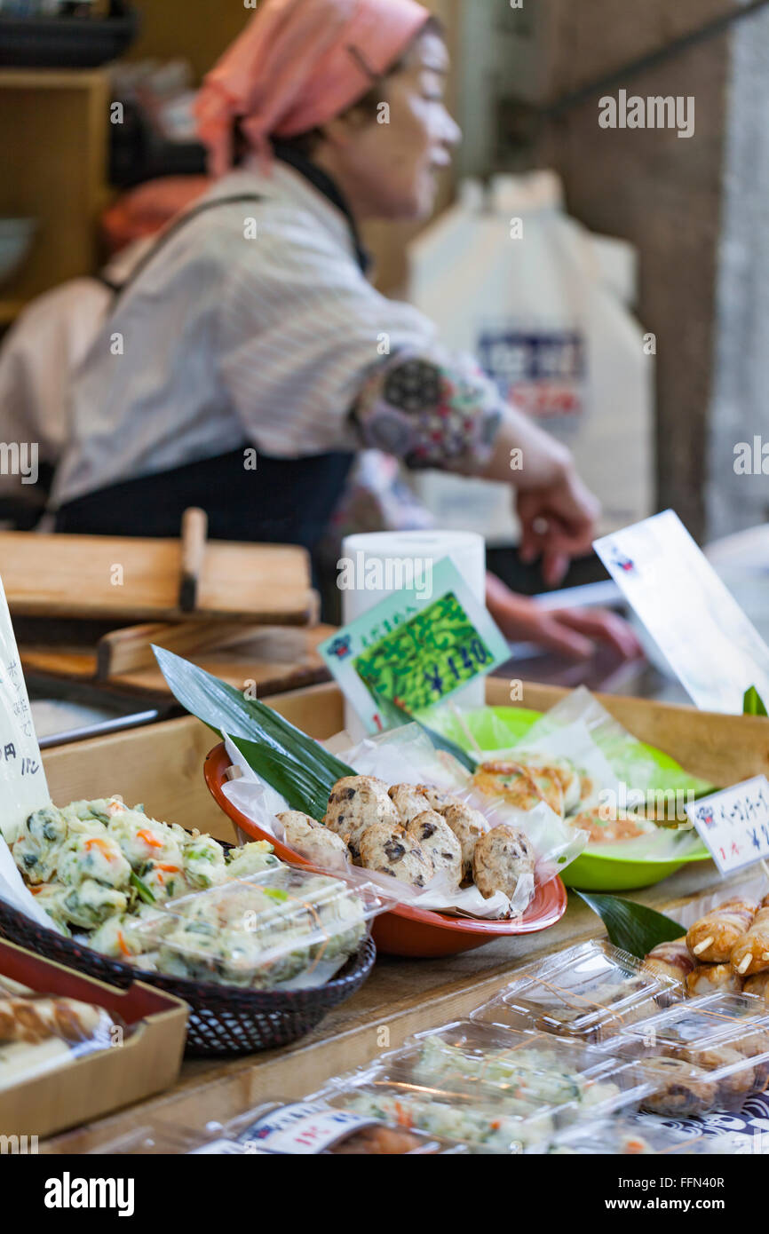 Sale of Japanese traditional products Stock Photo - Alamy