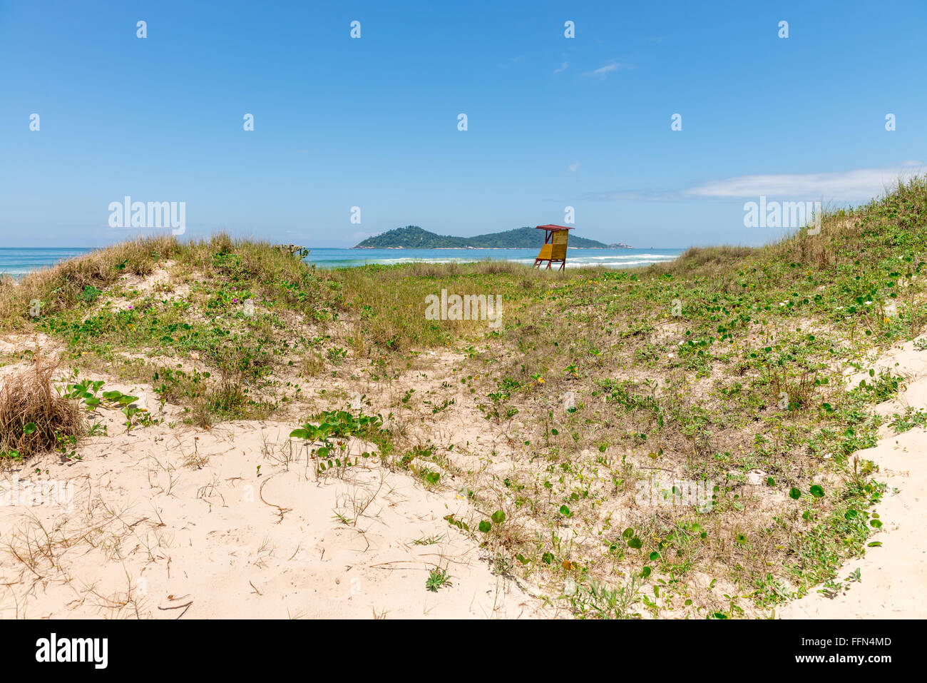 Beautiful landscape at the Campeche beach in Florianopolis, Santa ...
