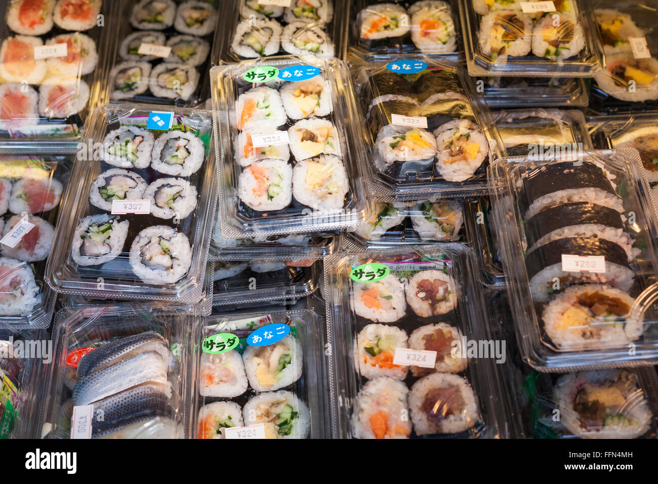 Sushi in fresh market Stock Photo - Alamy