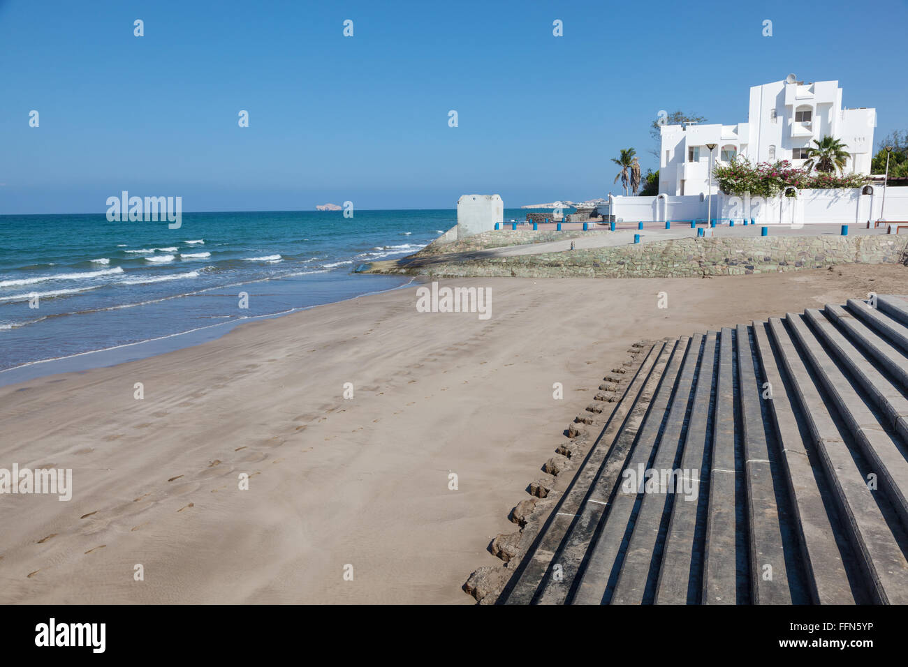 Beach in Muscat, Oman Stock Photo - Alamy