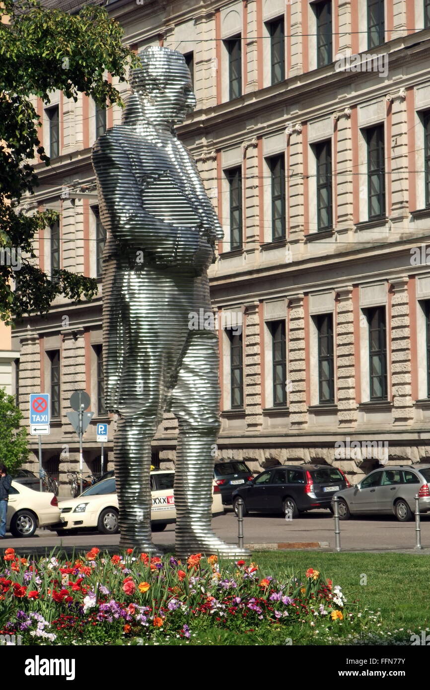geography / travel, Germany, Bavaria, Munich, monuments, statue of ...