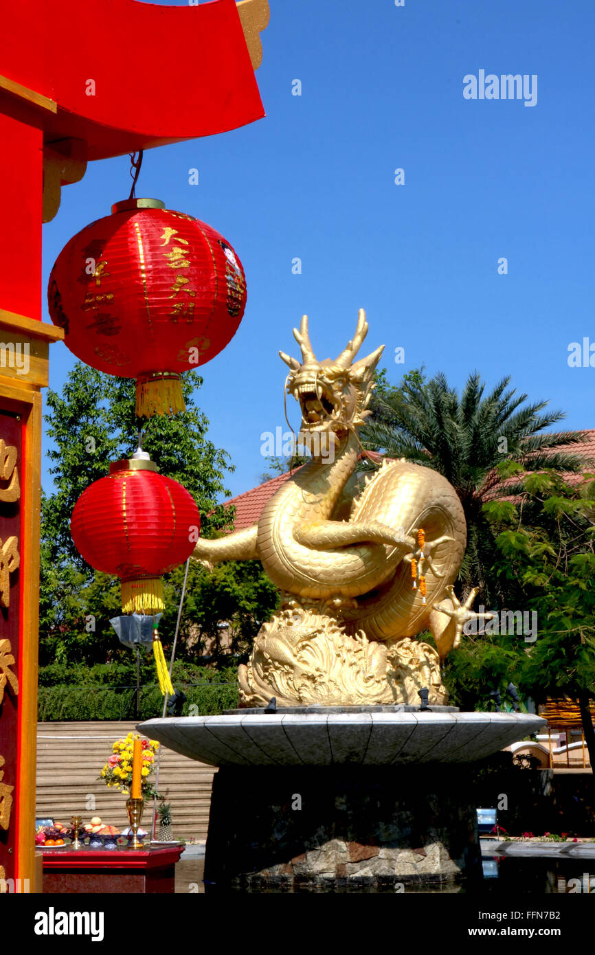 Thailand Phuket Phuket Town Chinese New Year 2016 Adrian Baker Stock ...
