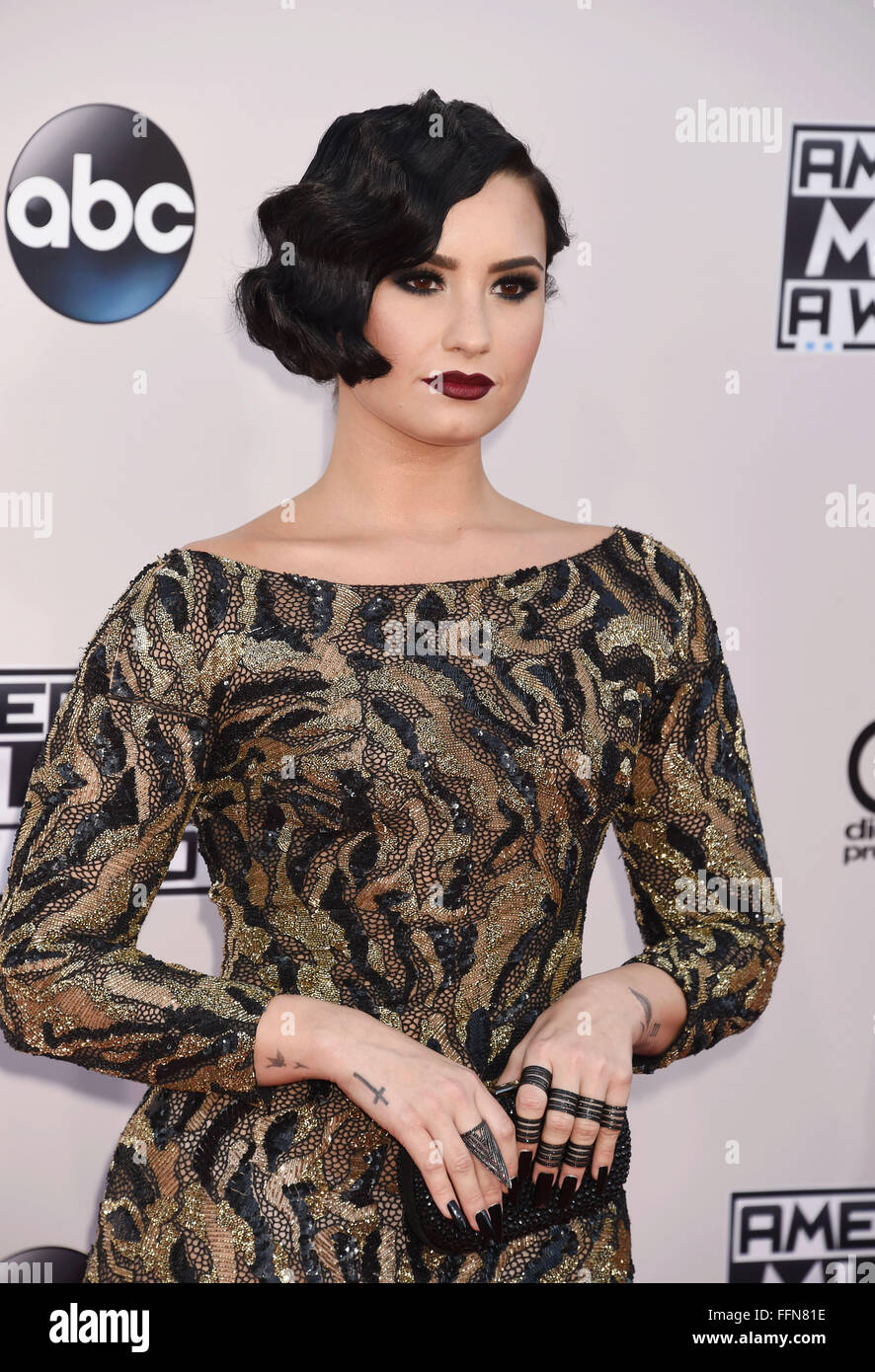 Demi lovato singer hi-res stock photography and images - Alamy
