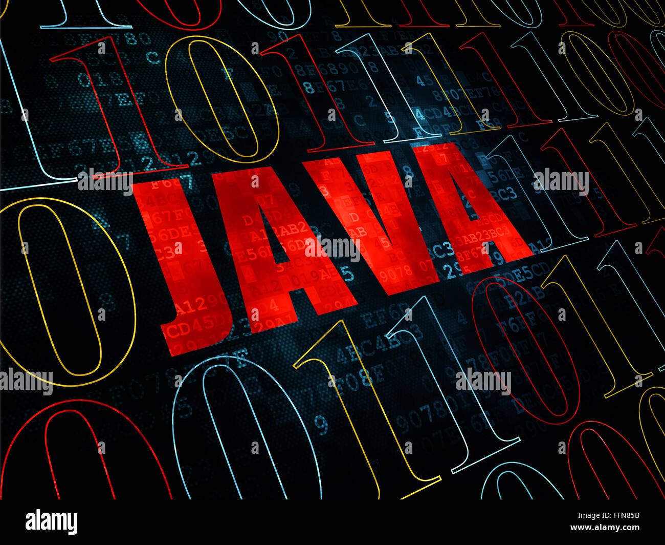Software concept: Java on Digital background Stock Photo - Alamy