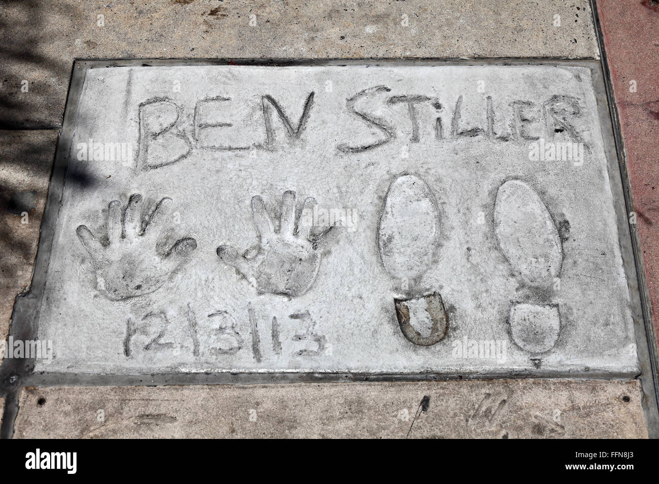 Hollywood hand prints hi-res stock photography and images - Alamy