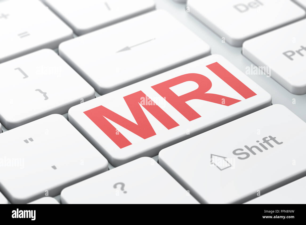 Health concept: MRI on computer keyboard background Stock Photo - Alamy