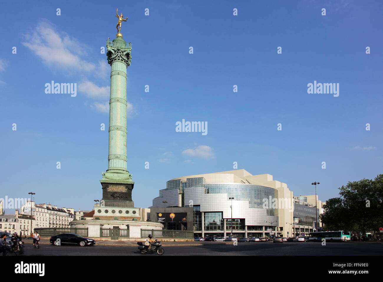 geography / travel, France, Paris, Place de la Bastille, Column de ...