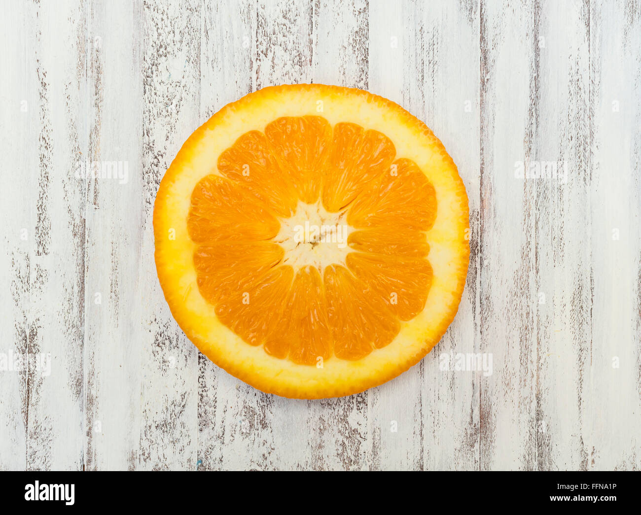 Overhead sliced oranges hi-res stock photography and images - Alamy