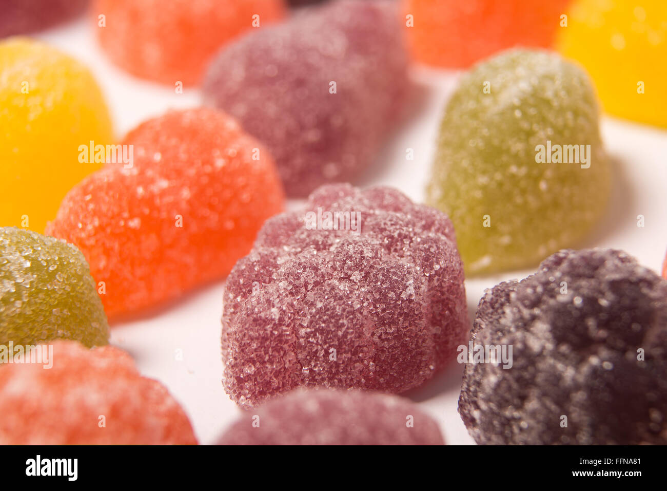 Fruit pastilles fruit pastels Stock Photo - Alamy