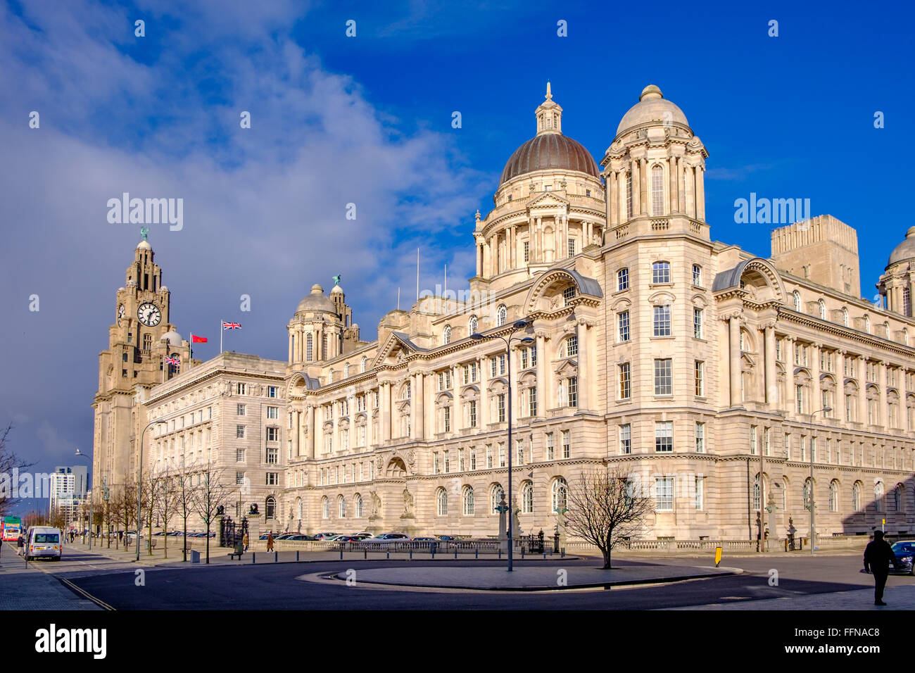 Port of Liverpool Building Stock Photo - Alamy