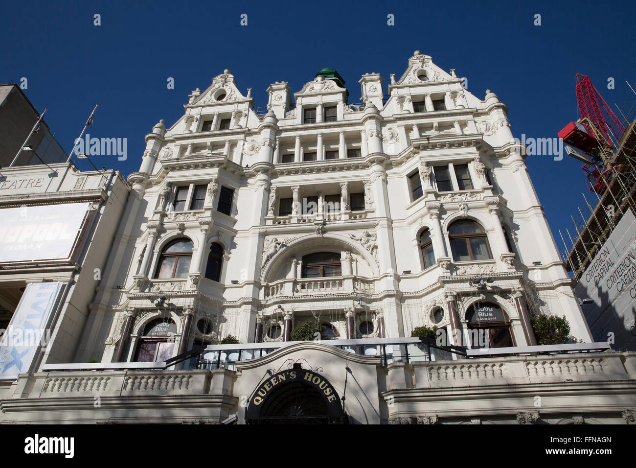 Queens house leicester square london hi-res stock photography and ...
