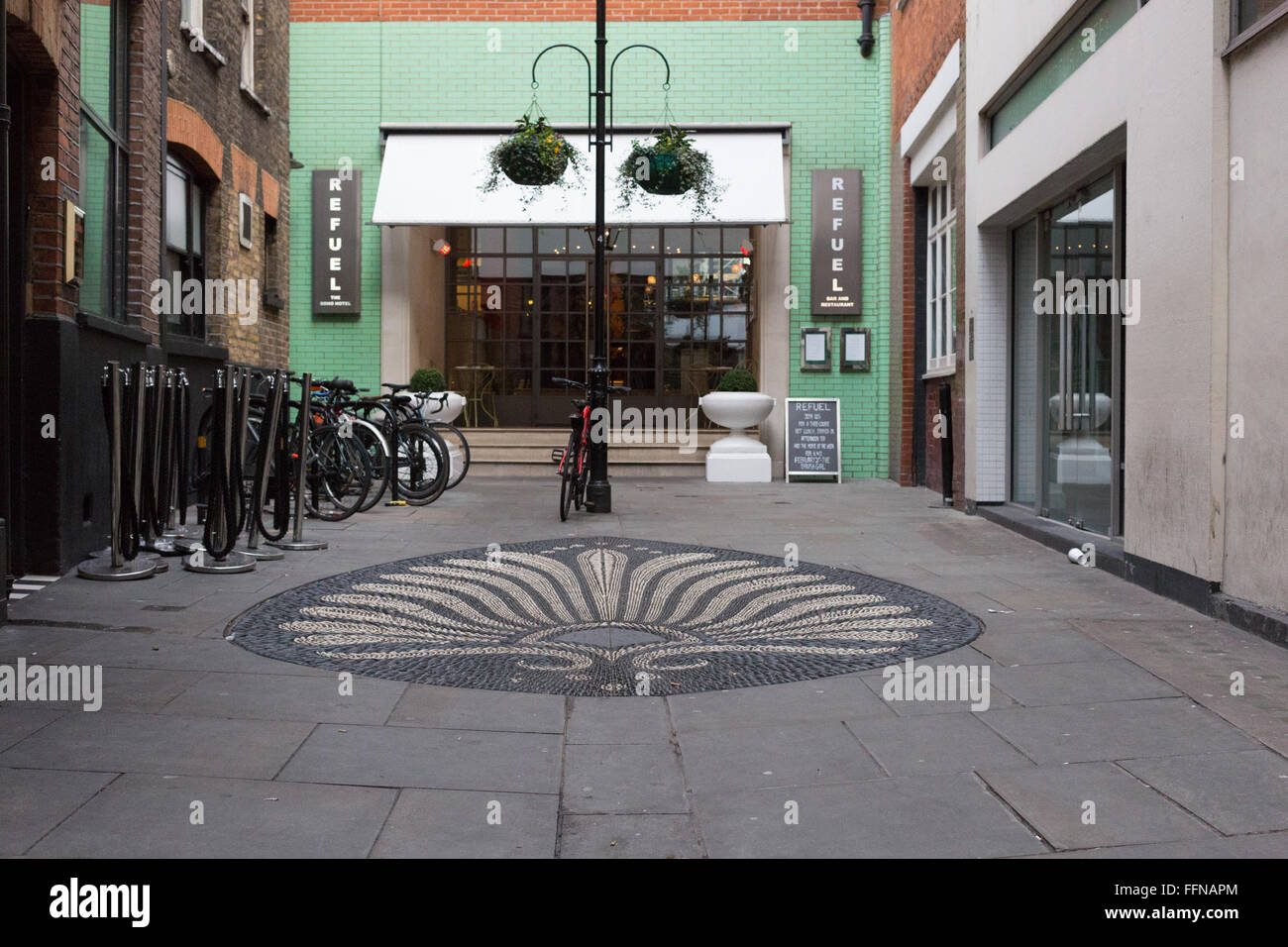 Refuel restaurant London Stock Photo - Alamy