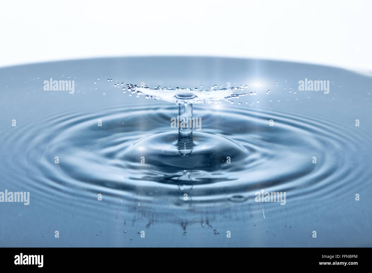 Splash of Water Drop Stock Photo - Alamy