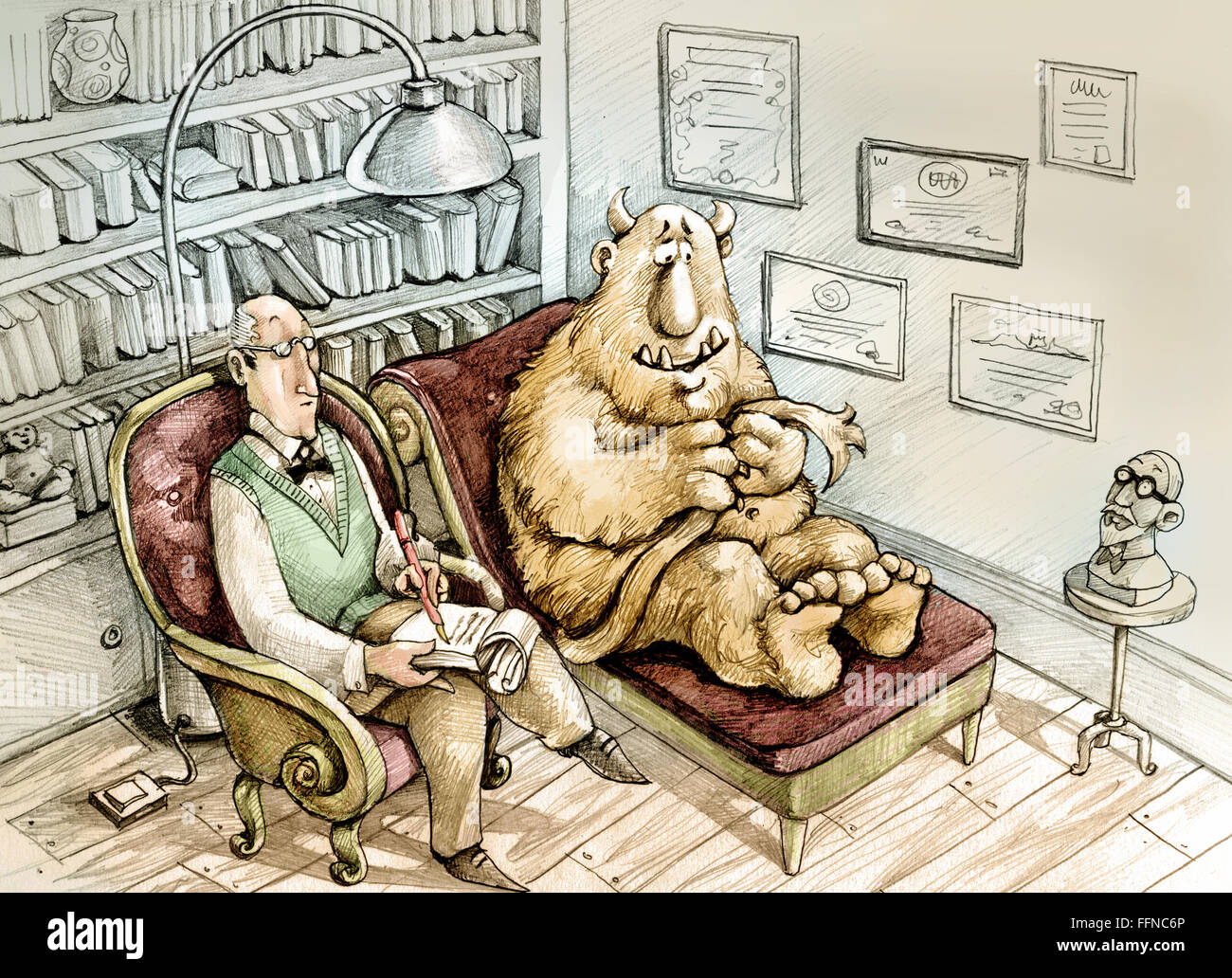 Monster study hi-res stock photography and images - Alamy