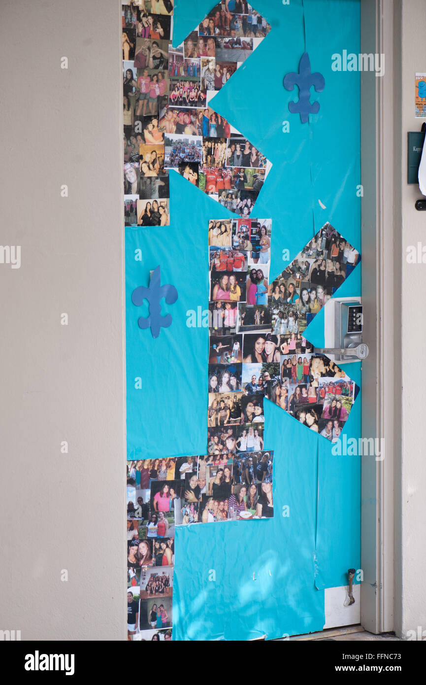 Orlando, US - Closeup view of a college notice board which spotlight ...