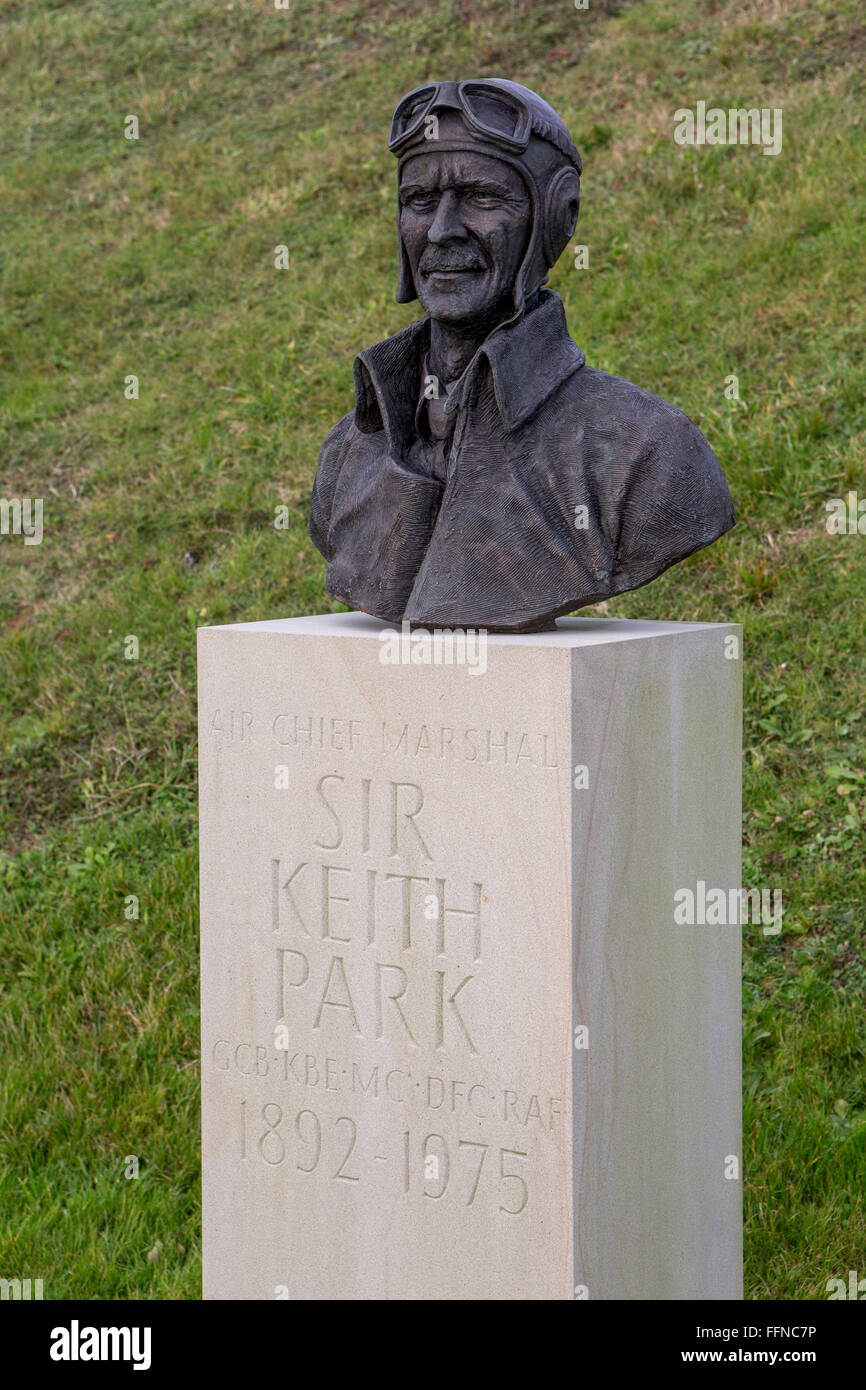 Statue of Air Chief Marshal Sir Keith Rodney Park Stock Photo - Alamy