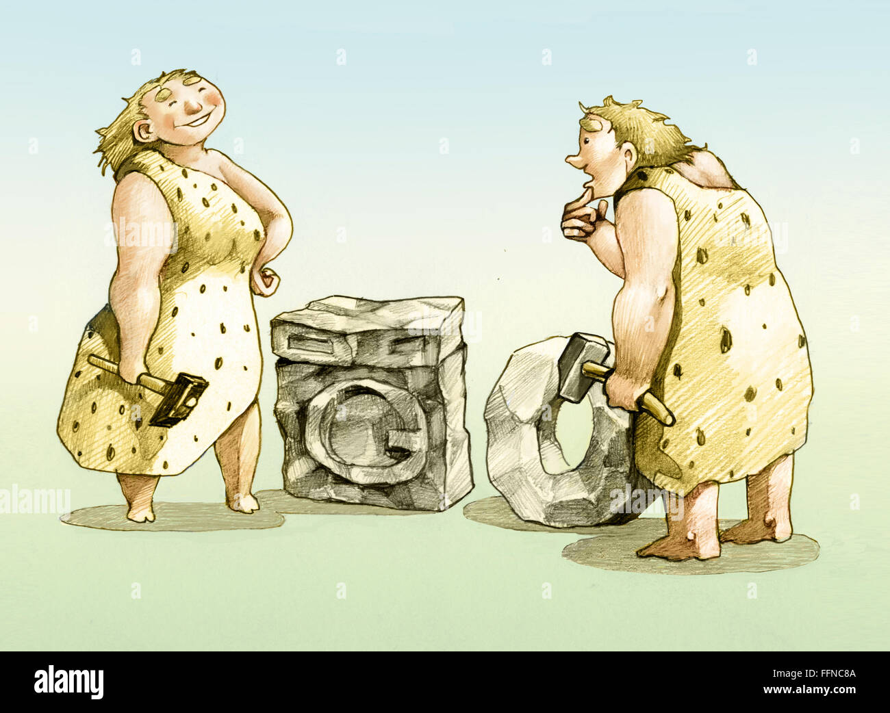 Prehistoric inventions hi-res stock photography and images - Alamy