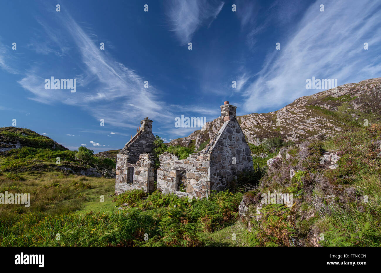 rainbow and stormy skye at isleornsay, skye Stock Photo - Alamy