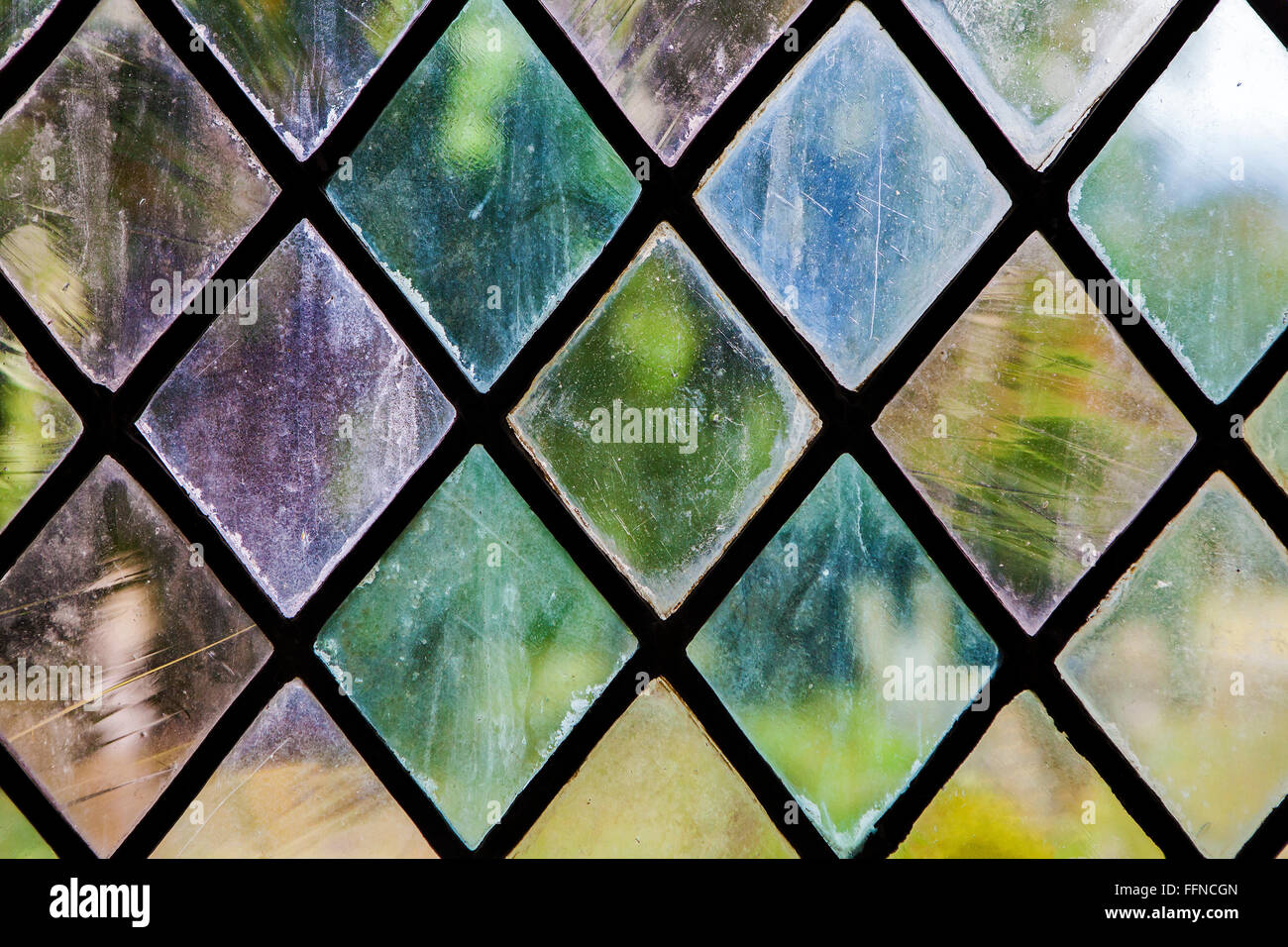 Colorful Stained Glass Pattern Stock Photo - Alamy