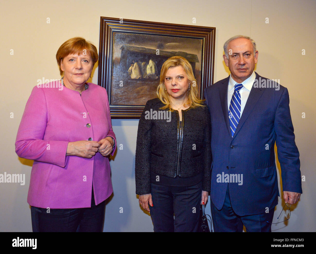 HANDOUT - A handout shows (L-R): German Chancellor Angela Merkel (CDU ...
