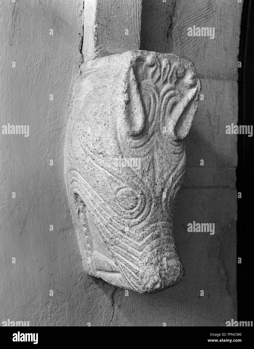St Mary's Anglo-Saxon monastic church, Deerhurst, Gloucestershire: C9th ...