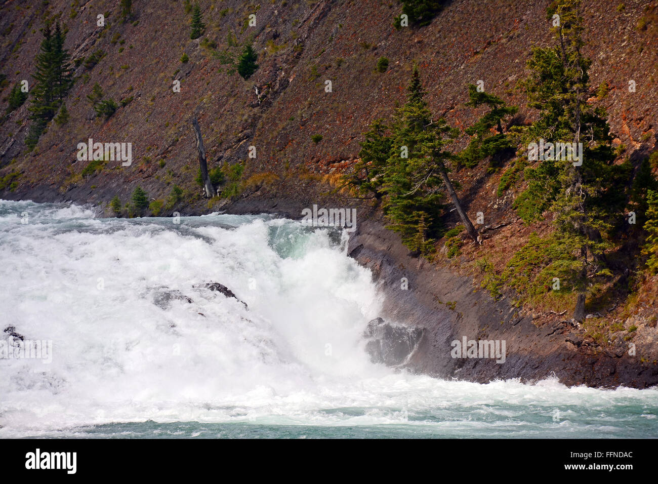 Bow Falls, National Park, Alberta, Canada Stock Photo - Alamy
