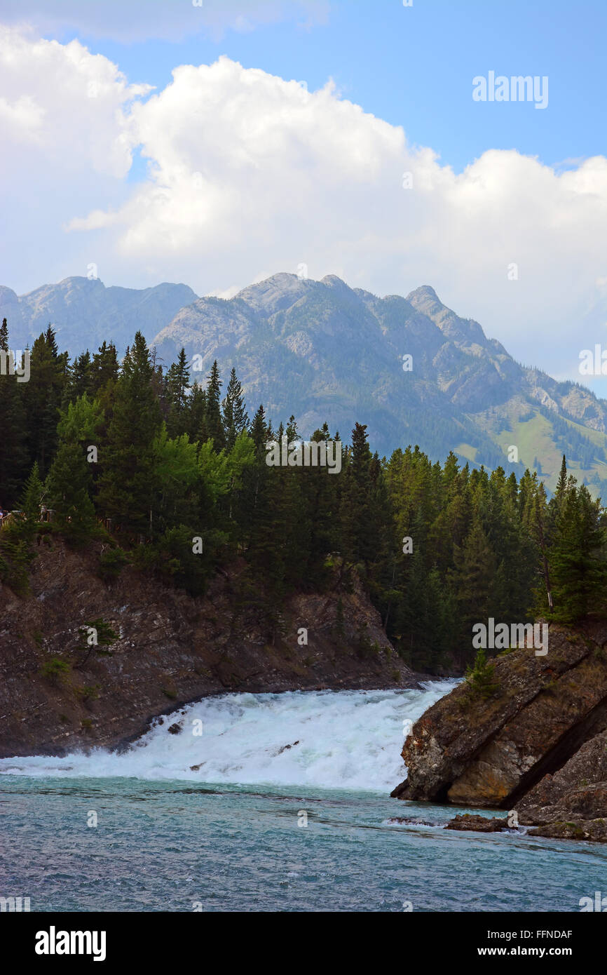 Bow Falls, National Park, Alberta, Canada Stock Photo - Alamy
