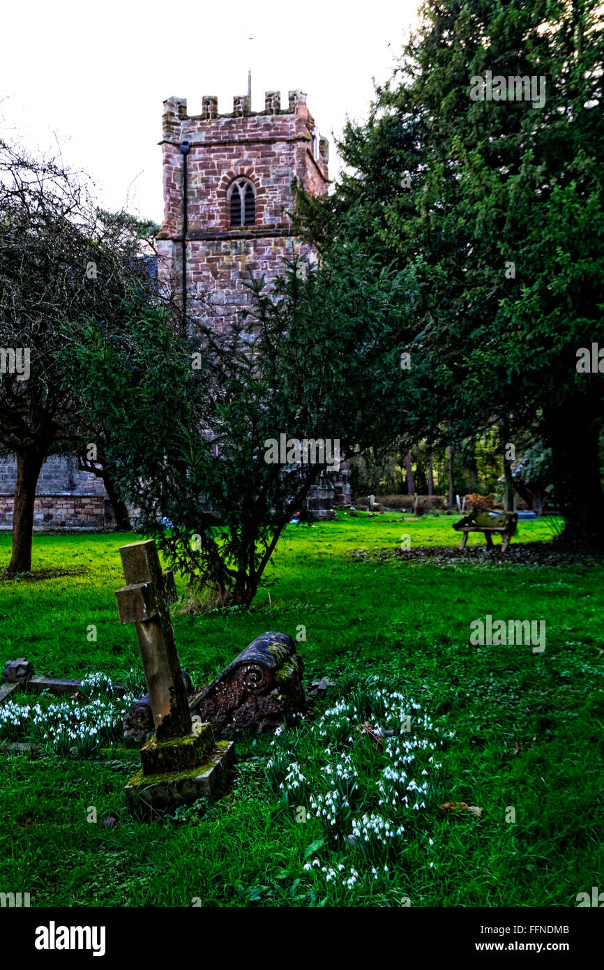 The church of St John the Baptist at Whitbourne is one of a group of ...