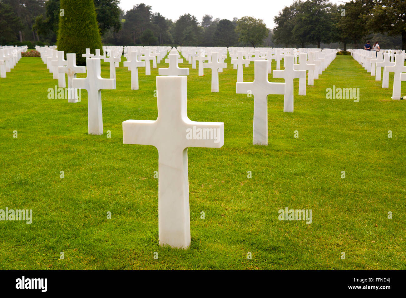 American Cemetery in Normandy Stock Photo - Alamy