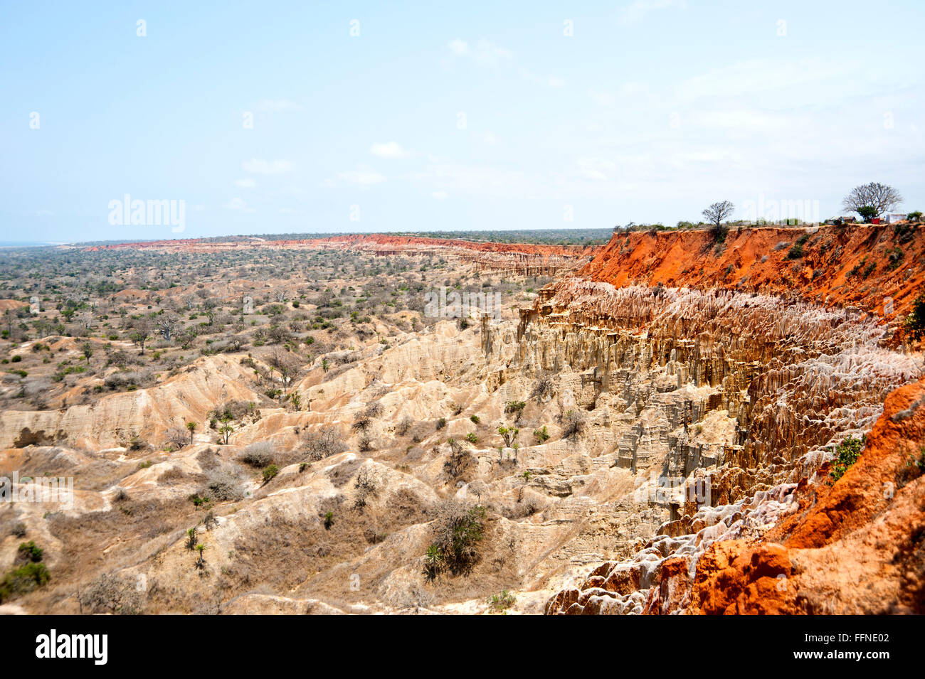 Miradouro da Lua is a set of cliffs 40 km south of Luanda, Angola. Over ...