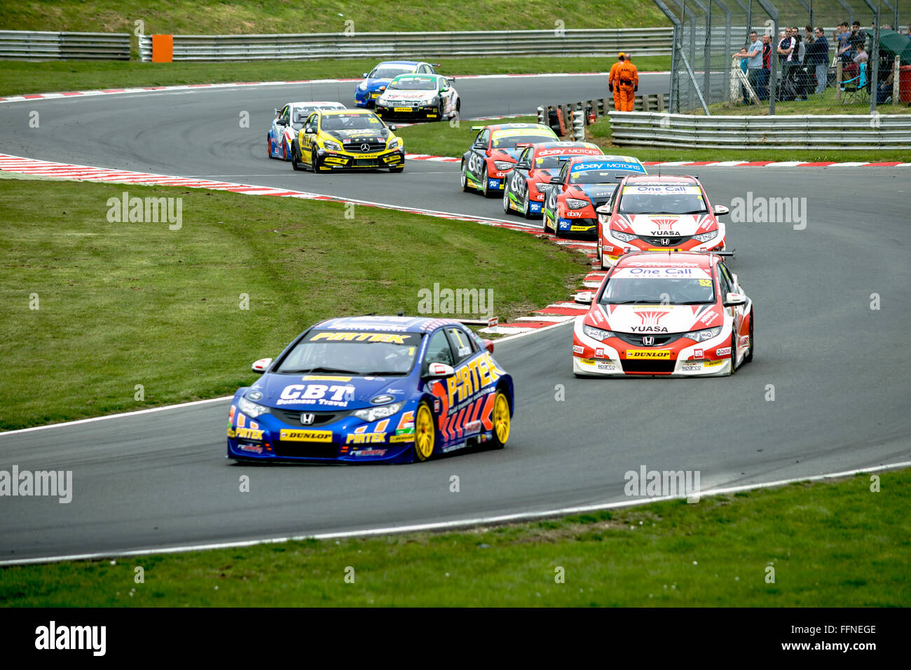 Touring Car Championship Race March 2014 Stock Photo - Alamy