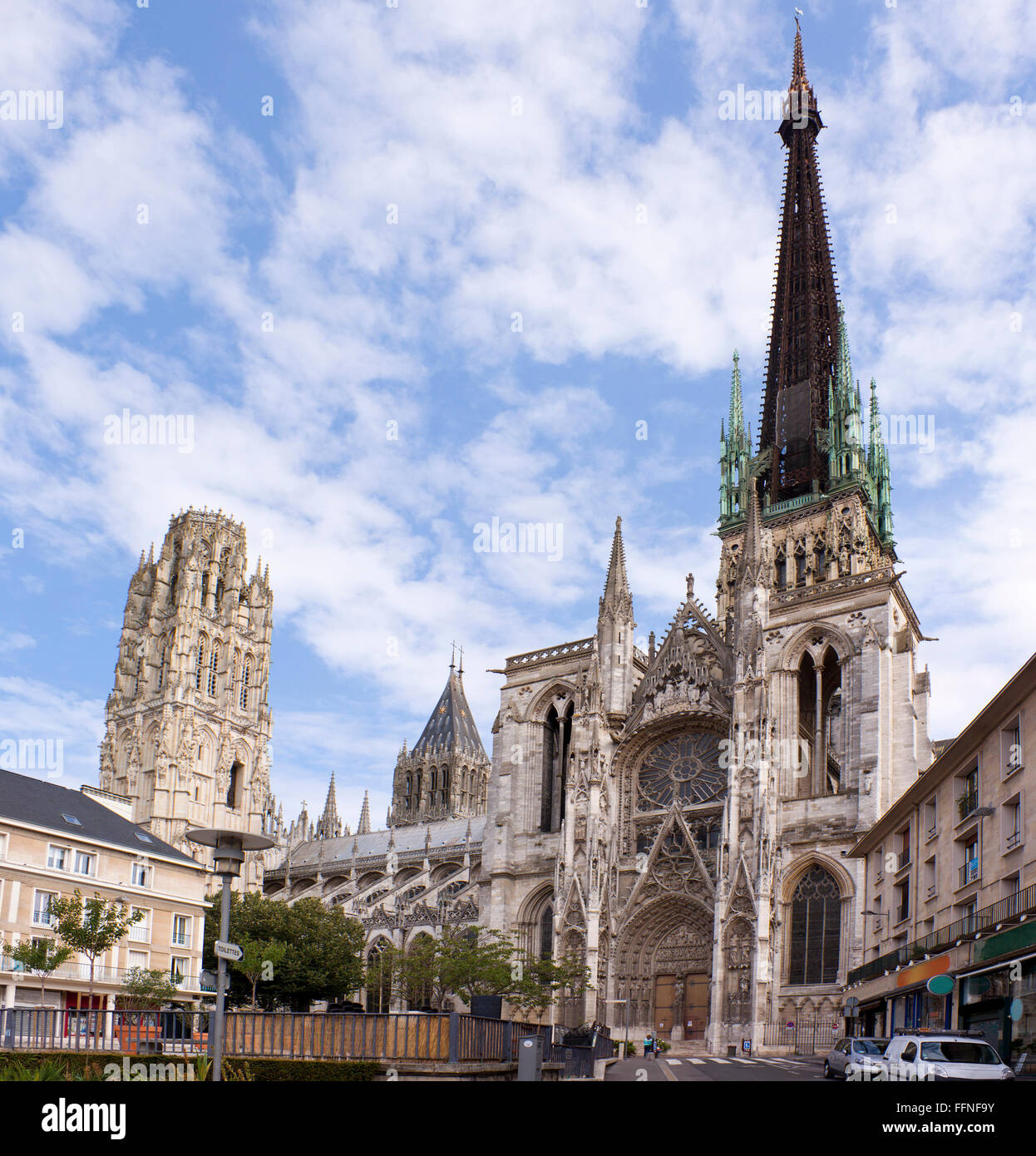Cathedral of Rouen in Normandy Stock Photo - Alamy