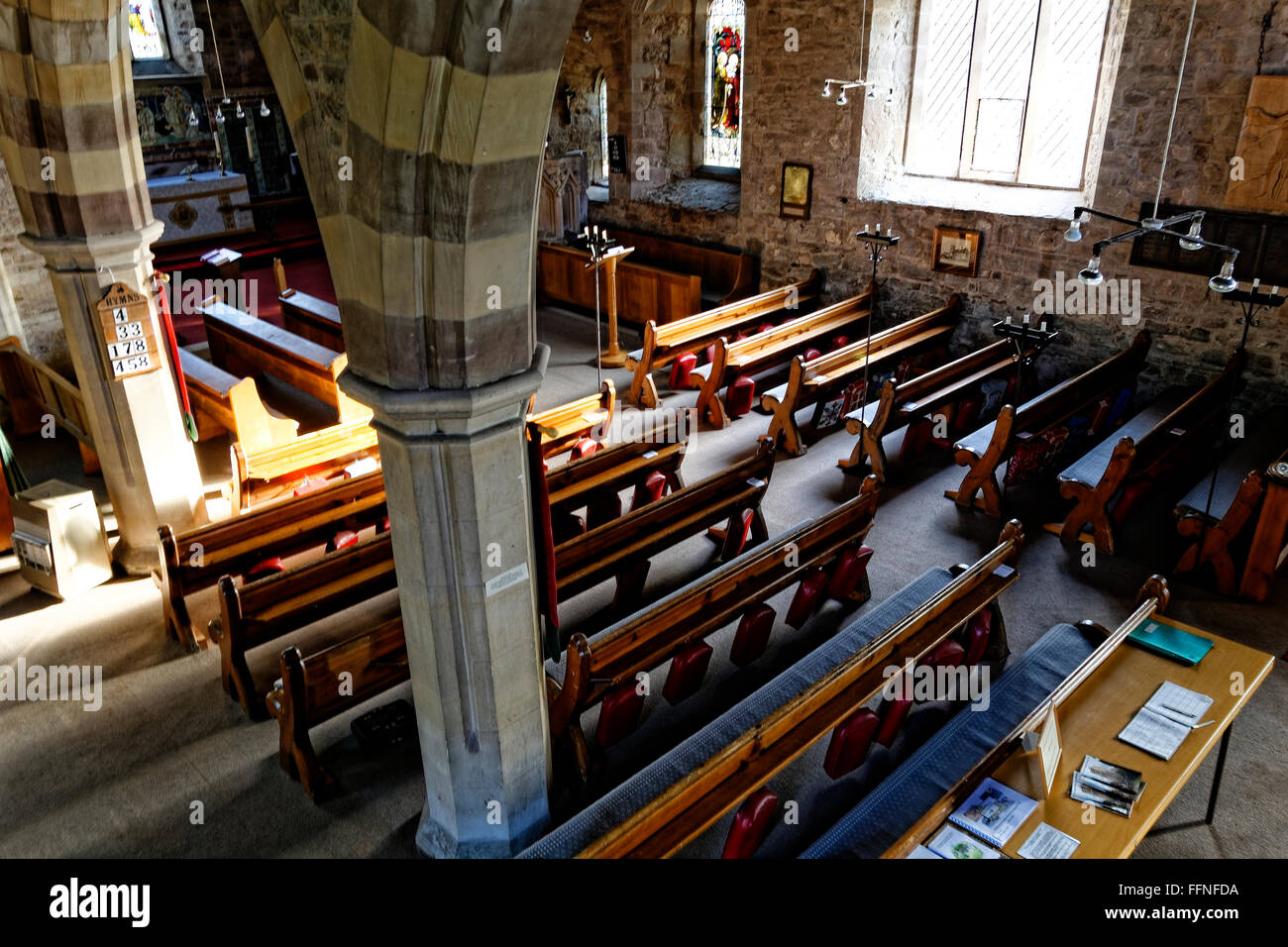 The church of St John the Baptist at Whitbourne is one of a group of ...